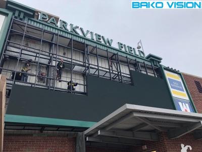 Cina Bassa temperatura fresca di LED P10 del risparmio energetico fisso all'aperto dell'esposizione impermeabile in vendita