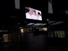 billboard led display vivid image p4 led digital sign board , flexible curved led video wall custom