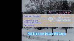P10 Outdoor LED Advertising Screen 6000nits High Brightness