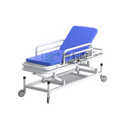 China MR Dedicated Non- Magnetic Transfer Bed  up and Down MRI Compatible Height Adjustable Patient Transfer Trolley for sale