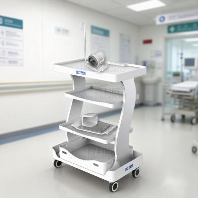 China MR Dedicated Non-magnetic Anti Magnetic Interference Coil Cart Designed for MRI Department Four Layer Structure for sale