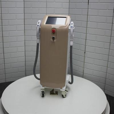 China This year's popular champange color SHR IPL hair removal skin rejuvenation machine 3 in 1 for sale