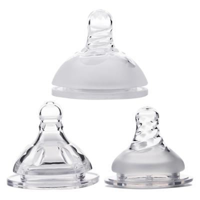 China BPA Free Silicone Spiral Baby Breastmilk Cover Custom Liquid Nipple Sip for sale