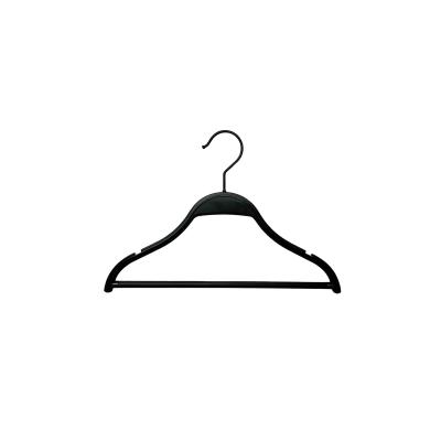 China 32cm length ABS/PP children's clothing hangers with grooved anti-slip design for secure garment display for sale