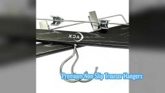 Premium Non Slip Trouser Hangers for Retail and Hotels