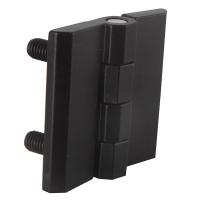 China Black Chrome Plated Door Hinges Electrical Size 60mm Panel Screw Type for sale