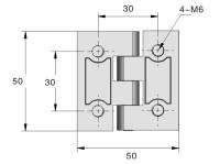 China Black Chrome Plated Door Hinges Electrical Size 60mm Panel Screw Type for sale