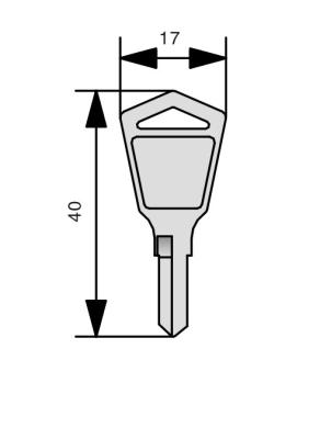 China Triangle Solt Quarter Turn Cabinet Locks Brass Material Key Latch Cam Lock for sale