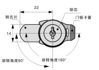 China Chrome Plated Electronic File Cabinet Lock Industrial Compression Cam Latch for sale
