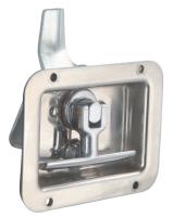 China Versatility Door Handle Tool Box Locks Truck Folding Latch Mirror Polished for sale