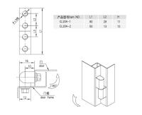 China 180 Degree Heavy Duty Barrel Hinges Brass for sale