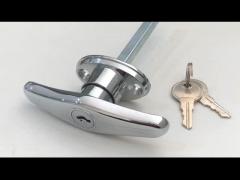 Meigu MS306-A-1 Puerta de garaje Manija de bloqueo en T Puerta de gabinete Cerradura de manija en T Cerradura de puerta Cerradura de puerta de cobertizo Cerradura de manija en T