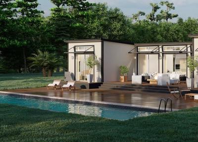 중국 가벼운 철골 조립식 스튜디오 모빌 하우수는 구축되기 위해 장비를 갖춥니다 판매용