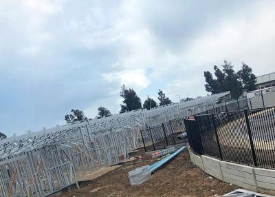 중국 섬유 시멘트판 조립식 집이 집의 조명 철골을 구축합니다 판매용