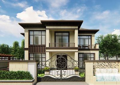 Cina UE Casa prefabbricata In acciaio leggero Inquadratura a 2 piani Villa Casa per vivere in vendita
