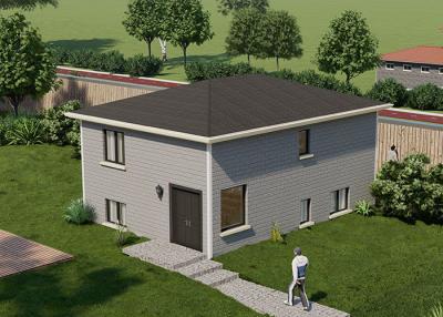 China Kits de casas de lujo prefabricadas: casas de villas de alta gama con casas modulares de acero de calibre ligero en venta