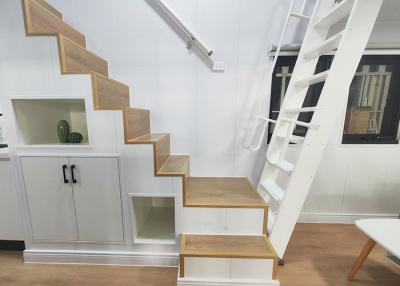 China Casa prefabricada en ruedas con 1 dormitorio y baño lista para el envío en venta