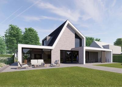 중국 고품질의 2층 전조 빌라 가속 조립 모듈 주택 가벼운 철강 프레임 As/Nzs 판매용