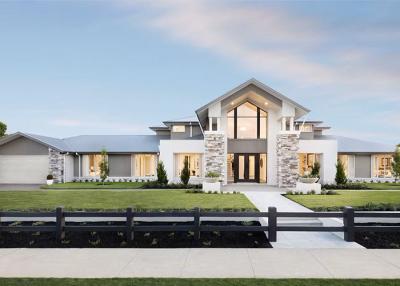 중국 ICC EN-1090 2 층 전조 가벼운 철 프레임 빌라 집 큰 창문 판매용