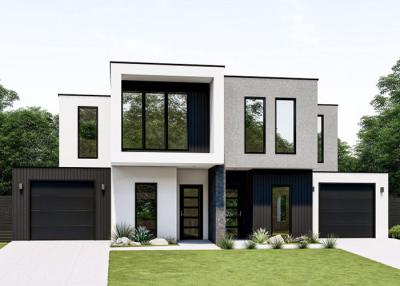 중국 비용 효율적인 럭셔리 빌라 키트 전공형 가벼운 가이드 스틸 프레임 하우스 판매용