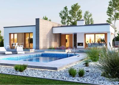 중국 AU/NZ 표준 경사철 빌라 전조 고급 주택 디자인 판매용