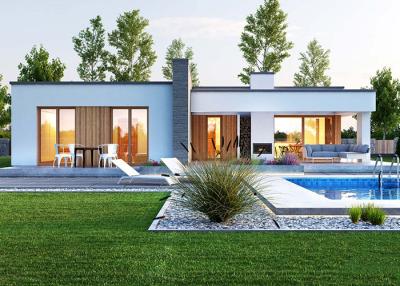 중국 가벼운 강철 프레임 전공 빌라 하우스 금속 모듈식 주택 판매용