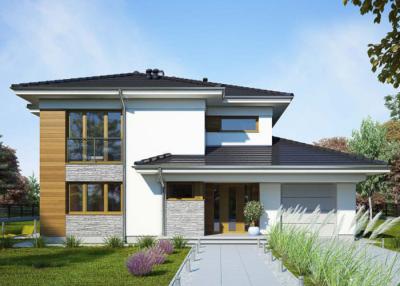 중국 경제 프리팩 빌라 프리팩트 가벼운 강철 프레임 2 층 판매용