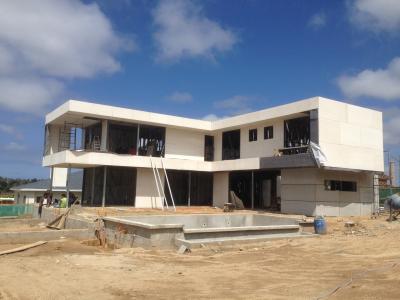 China Casa modular prefabricada estándar AS/NZS/USA con marco de acero ligero en venta