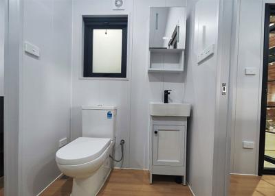 중국 오스트레일리아 프로젝트 사이트 10mm MDF 바닥과 함께 바퀴에 고급 프리팩트 작은 집 판매용