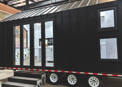China Casa Prefabricada Móvel Expandível Casa Prefabricada em Roda Com Banheiro E Cozinha à venda
