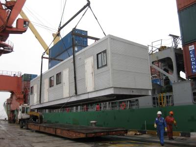 China Architect Designed Prefab Modular Homes / Light Steel Wide Modular Tabernacle Park Home for sale