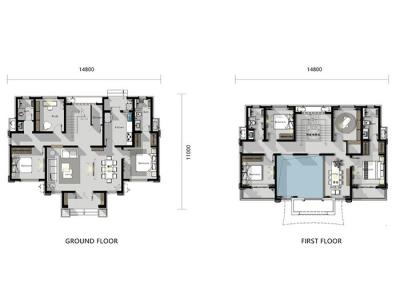 中国 工場 モダン 贅沢 簡単 組み立て プリファブリック 鋼別荘 鋼筋 鋳造 プリファブ モジュール型 家 販売のため