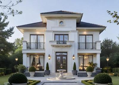 China NS / AS Luxury Modern Villa Prefab Homes Estrutura de estrutura de aço leve à venda