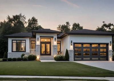 Китай Низкокозатратный сборный дом Виллы План Роскошный сборный дом Легкая стальная рама Hosue продается