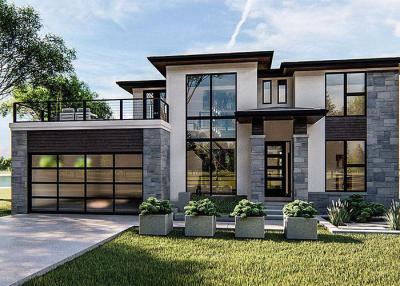 중국 사전 제조 된 고급 빌라 모듈 주택 DeepBlue 스마트 하우스 호주 표준 판매용