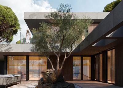 중국 단독 가정 주택 강철 패시아 보드 고급 전조 주택 빌라 모듈 주택 키트 판매용