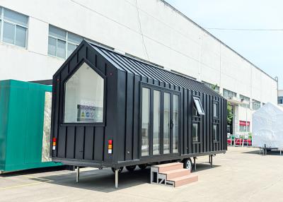 China Luxury Movable Portable Tiny House On Wheels Modular Prefabricated Trailer House for sale