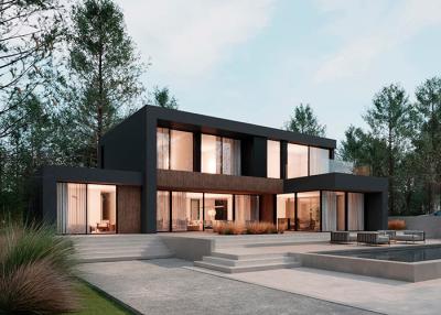 Cina Case prefabbricate modulari di lusso con telaio in acciaio leggero | Convenienti ed eleganti in vendita