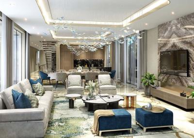 China Moderne Fertighausvillen mit hoher Decke | Anpassbares & erschwingliches Modulhaus zu verkaufen