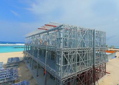 中国 モルディブの豪華なバンガローハウス | 耐ハリケーン性軽量鉄骨フレーム 販売のため