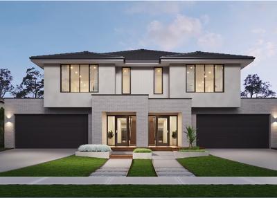 China Australia Standard Prefab Houses 4 Bedrooms Home Light Villas Steel Frame House Kits for sale