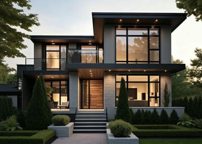 China Prefabricated House Luxury Mansion With AS/US Light Steel Villa Panelized Home Kits for sale