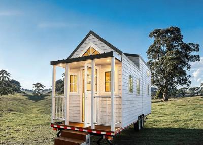 China Prefabricated Motorhome Alanber Tiny House On Wheels  With Bedroom Bath for sale