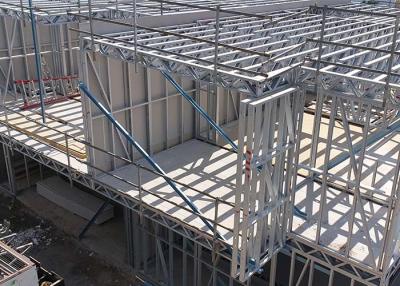 China Prefab Apartment Buildings / 3 Storey Prefabricated Buildings With Light Steel Frame House for sale