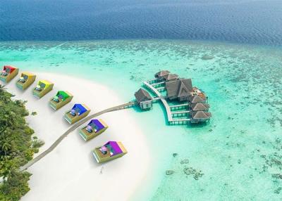 Cina Belize/bungalow delle Maldive Overwater con acciaio leggero, sopra i bungalow dell'acqua in vendita