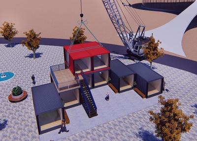 Китай Дома контейнера ISO 40HQ модульные Prefab, дома контейнеров для перевозок доказательства воды продается