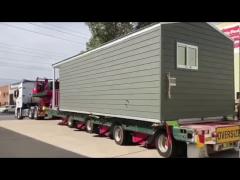 De Uitrustingen van het de Stijlgeprefabriceerde huis van Australië, Modern Prefabhuis met WPC-bekleding