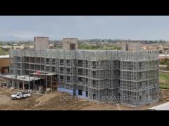 Lichte staalframe Prefabricated Apartment Building Vinnige bouw Huizen te huur