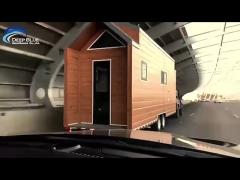 鉄骨フレームのプレハブのEcoの軽いモジュラー小さいトレーラーの家モジュラー プレハブの家