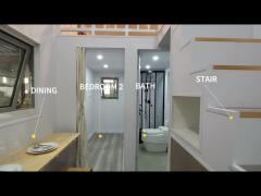 Austrilia Standard Mini House On Wheels Casa Modular Prefabricada de Aço Leve